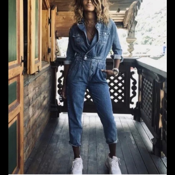 Zara | Pants & Jumpsuits | Zara 8s Jumpsuit In Arizona Blue | Poshmark